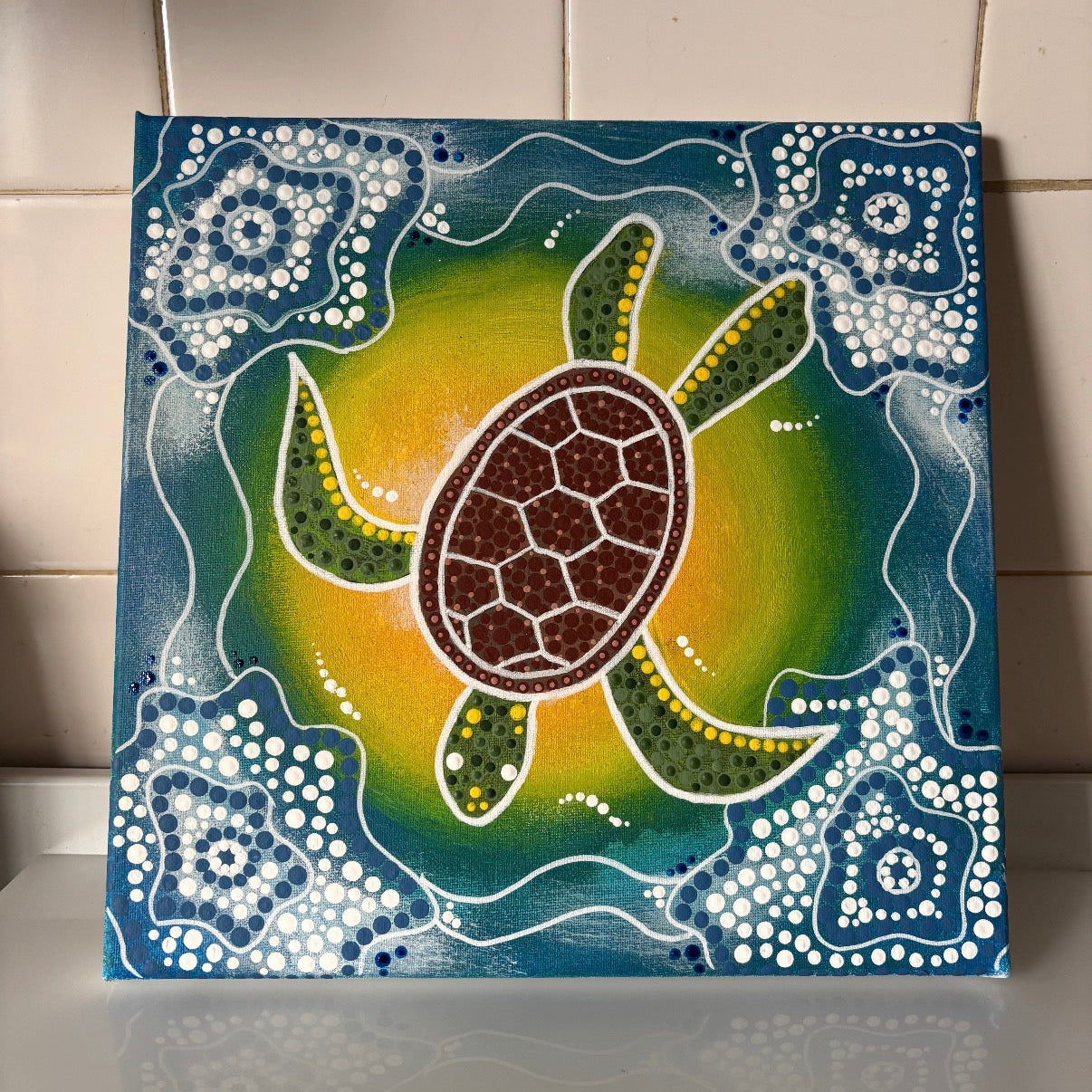 Turtle Aboriginal Art – mini murray and me