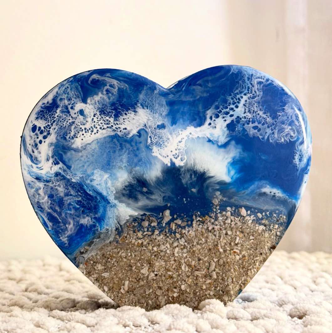 Memorial Ocean Heart – mini murray and me